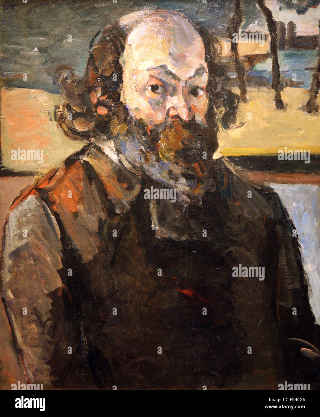 Cezanne Self Portrait Drawing